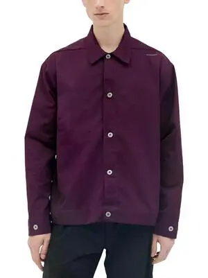 AFFXWRKS Logo-print Shirt Jacket - Purple