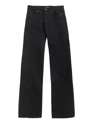 Balenciaga Wide-leg Jeans - Black