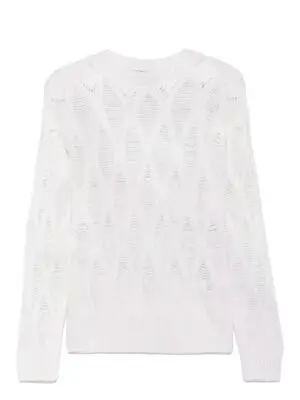 WILD CASHMERE Lyric Sweater - White
