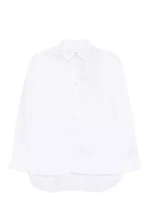 N.peal Valencia Linen Shirt - White