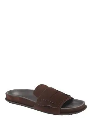 Jacquemus Les Sandales Mocassin Slide Sandal Dark Brown 880