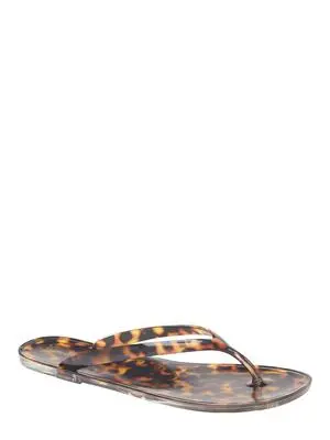 Jeffrey Campbell Beach Day Jelly Flip Flop - Tortoise