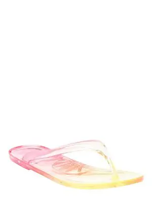 Jeffrey Campbell Beach Day Jelly Flip Flop - Yelllow Fuchsia Gradient