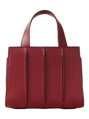 MAX MARA Max Mara Whitney Bag 3 Micro Pleated Leather Tote