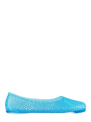 ANCIENT GREEK SANDALS Iro Pvc Ballet Flats - Blue