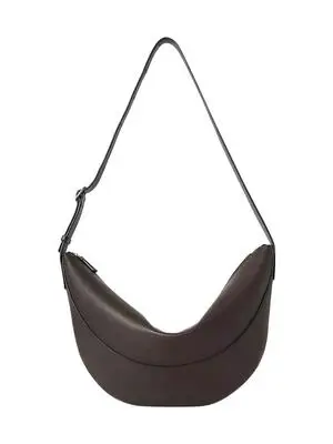 THE ROW Jouve Slouchy Shoulder Bag - Brown