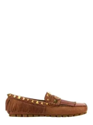 Valentino Garavani Fastaway Driver Loafers - Brown