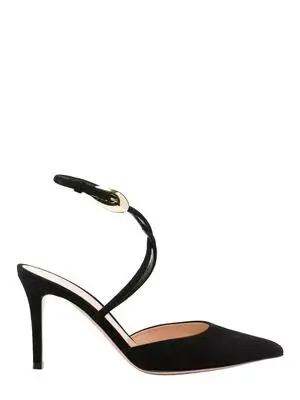 GIANVITO ROSSI 90mm Suede Pumps - Black