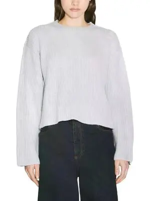 Marni Ribbed-knit Sweater - Grey