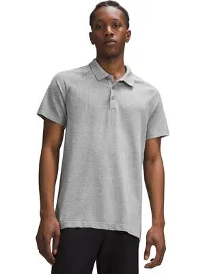 Lululemon Metal Vent Tech Polo Shirt Slate/white