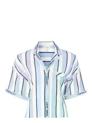 TEMPERLEY LONDON Dominique Shirt - Blue