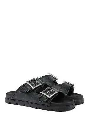 Mcm Visetos Sandals - Black