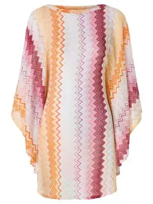 Missoni Zigzag-pattern Mini Dress - Pink
