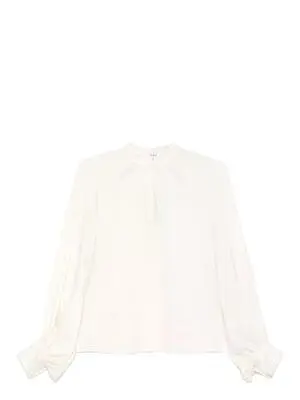 Filippa K Band-collar Blouse - Neutrals