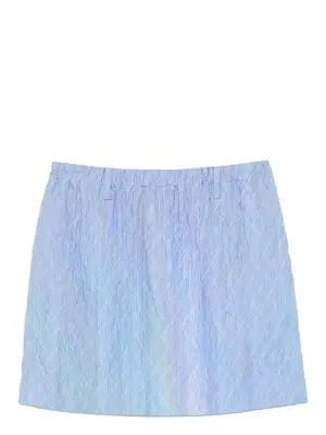N°21 Striped Mini Skirt - Blue