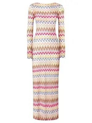 Missoni Zigzag-patterned Dress - Pink