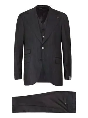 GABRIELE PASINI Pinstripe Suit - Black