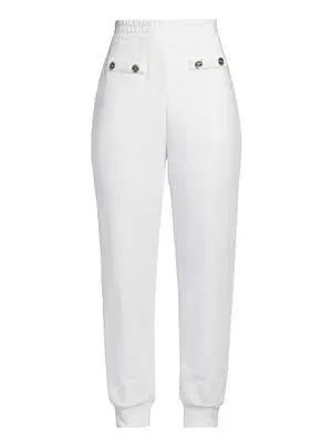 Elisabetta Franchi Track Pants With Appliqués - White