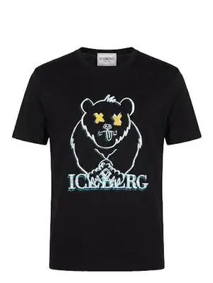 Iceberg T-shirt Size Cotton - Black