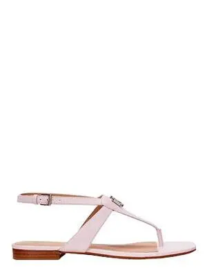 Ralph Lauren Everley Nappa Leather Thong Sandal - Pink