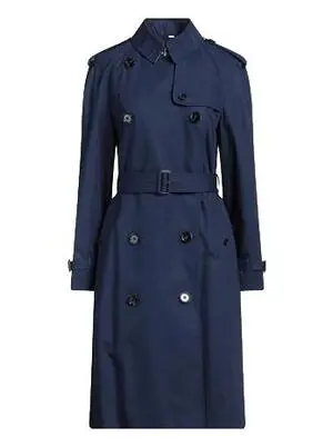 Burberry Overcoat & Trench Coat Cotton - Blue