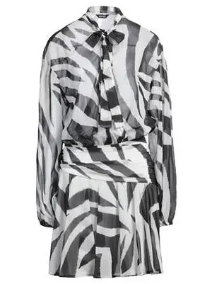 Just Cavalli Zebra-print Midi Dress - White