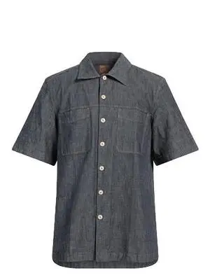 TOD'S Denim Shirt Size Cotton, Elastane - Blue