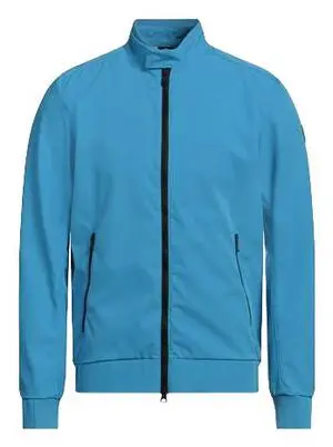 COLMAR Casual Jacket With Mandarin Collar Blue