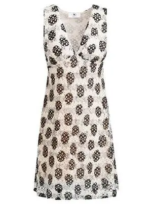 Missoni Mini Polka-dot Flared Dress - White