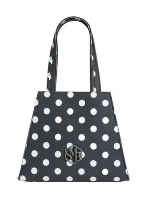 Save My Bag Polka-dot Scuba Shopper Bag - Black