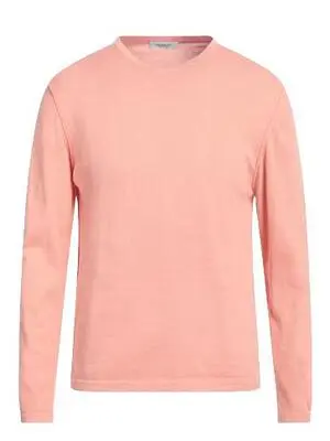 Crossley Cotton Crewneck Sweater - Salmon Pink