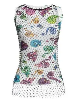 Versace Sleeveless Top - White