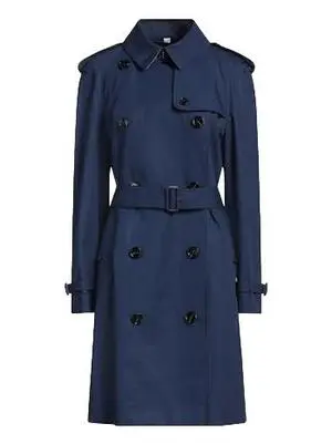 Burberry Twill Trench Coat - Navy