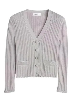 LANVIN V-neck Cardigan - Grey