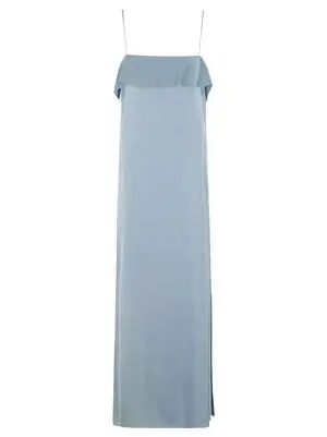 Filippa K Draped Long Dress - Blue