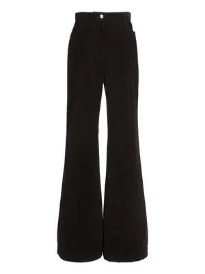 SALVATORE FERRAGAMO Sport Cotton-Blend Flared Pants