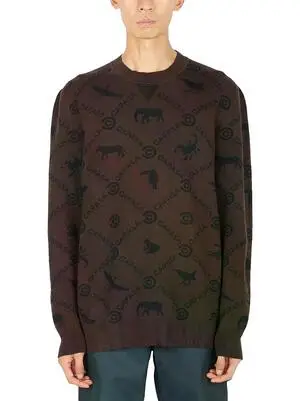 CAPASA MILANO CAPASA MILANO Printed Crew Neck Sweater