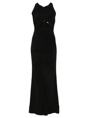 Herve Leger Eden Maxi Dress - Black