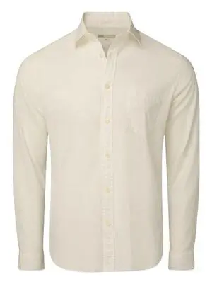 Onia Garment Dye Cotton Voile Shirt - White