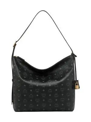 Mcm Aren Visetos Hobo - Black