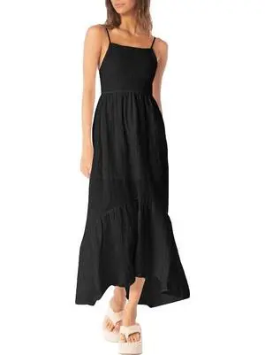 MAAJI Isadora Smocked Maxi Dress - Black