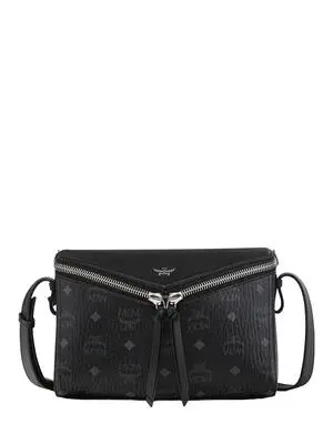 Mcm Diamant 3d Shoulder Bag - Black