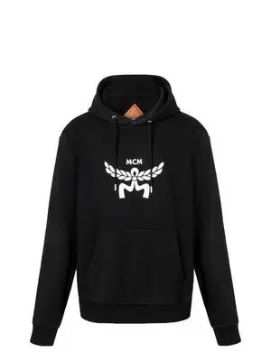 Mcm Classic Logo Hoodie - Black
