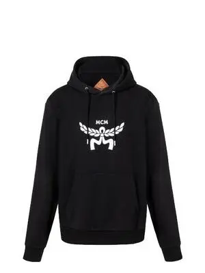 Mcm Classic Logo Hoodie - Black