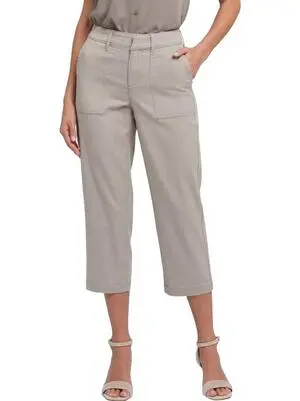 NYDJ Straight Leg Utility Capri Pants - Saddlewood