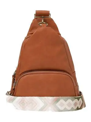 URBAN ORIGINALS Vegan Leather Sling Bag - Tan