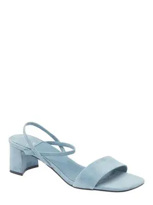 Jeffrey Campbell Jeffrey Campbell Adapt Ankle Strap Sandal Pastel Blue Suede