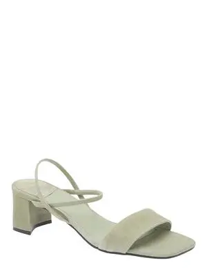 Jeffrey Campbell Jeffrey Campbell Adapt Ankle Strap Sandal Pastel Green Suede