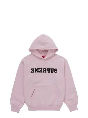Supreme Reverse Hooded Sweatshirt - Pink