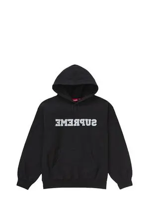 Supreme Reverse Hooded Sweatshirt - Black